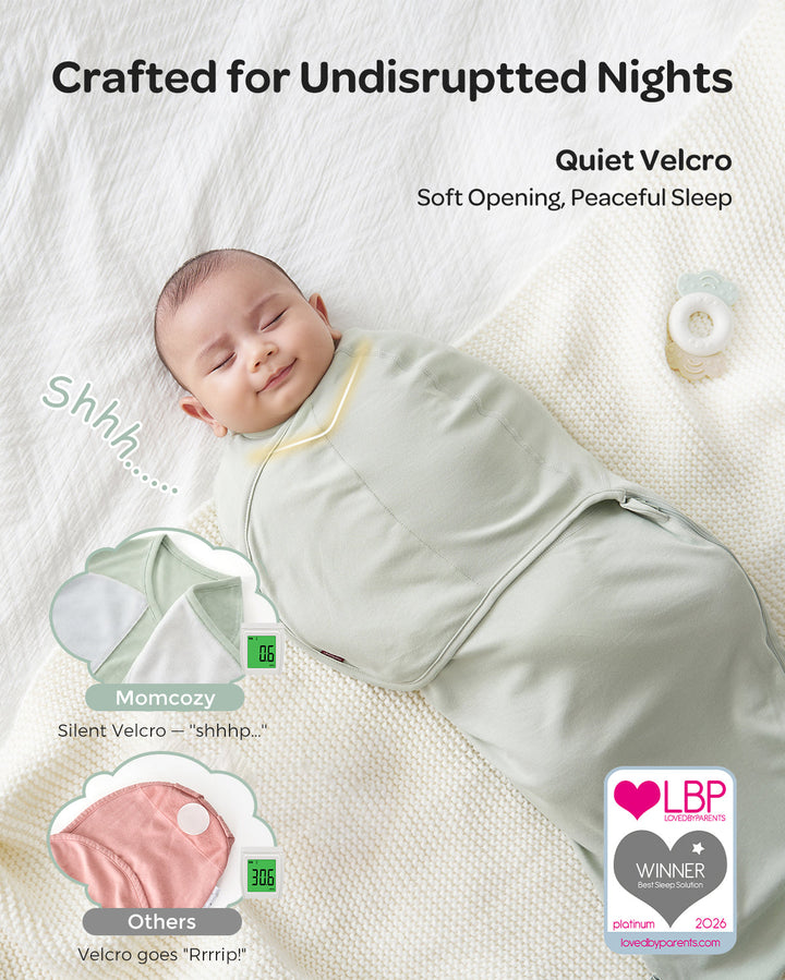 Baby-Care Bundle: Smart & Portable Sound Machine & Easy Swaddle Wrap